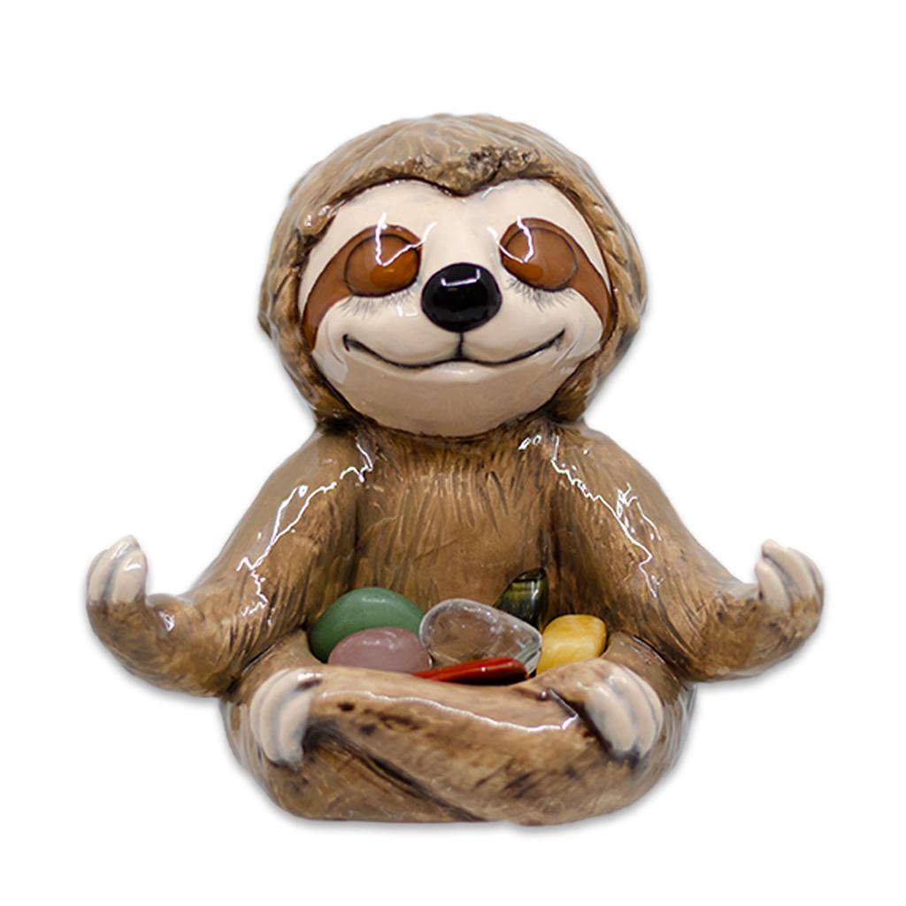 meditating sloth – Jade Pottery