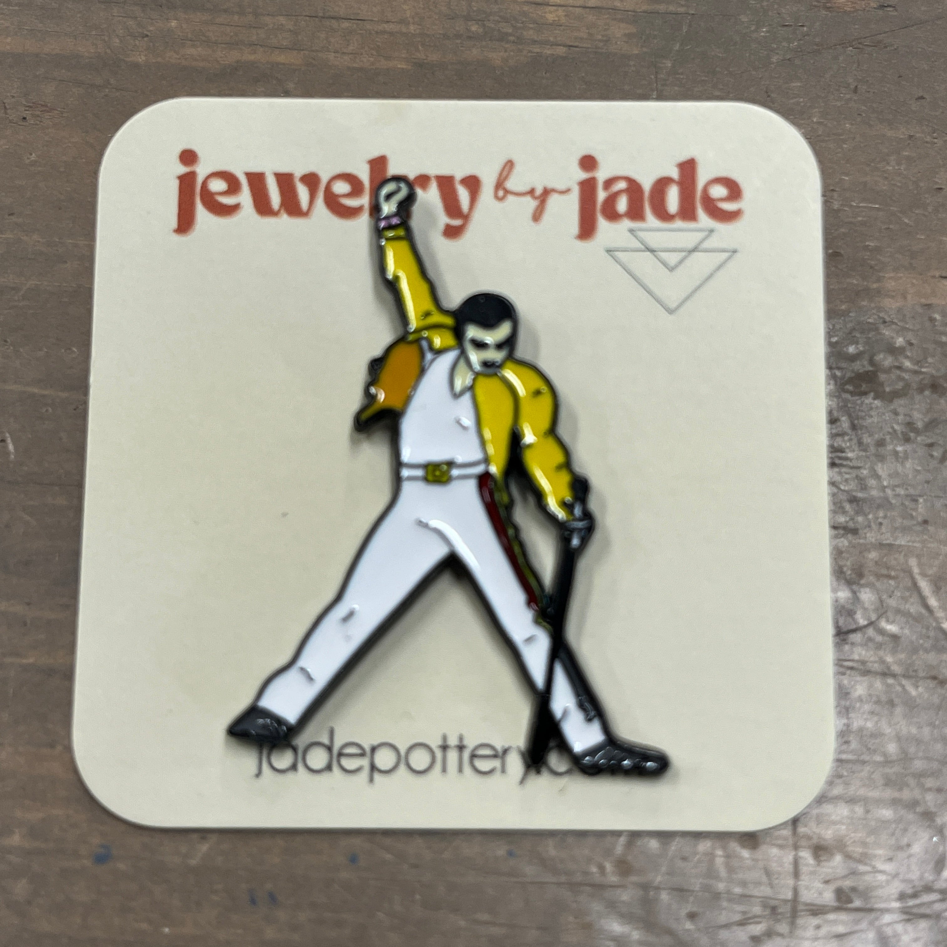 Freddie Mercury Queen Music Enamel Pin Free Shipping Over 45 Jade