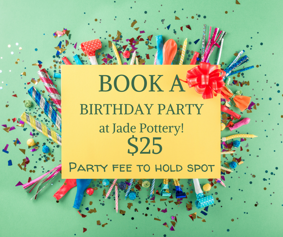 birthday party fee – Jade Pottery
